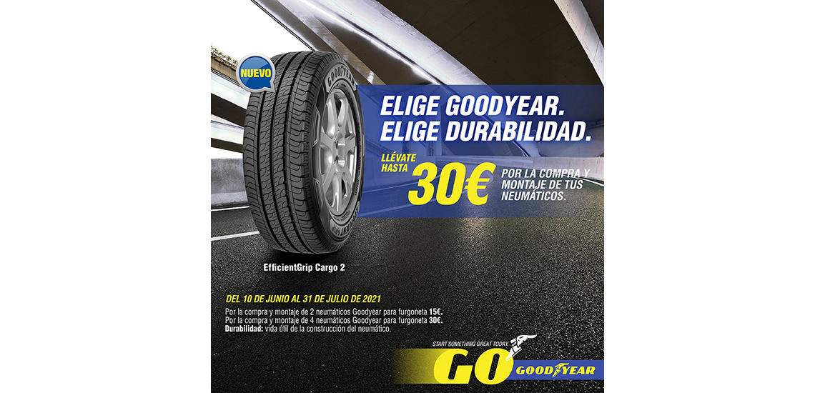 Goodyear Iberia Offers Rewards for the Purchase of its Van Tyres